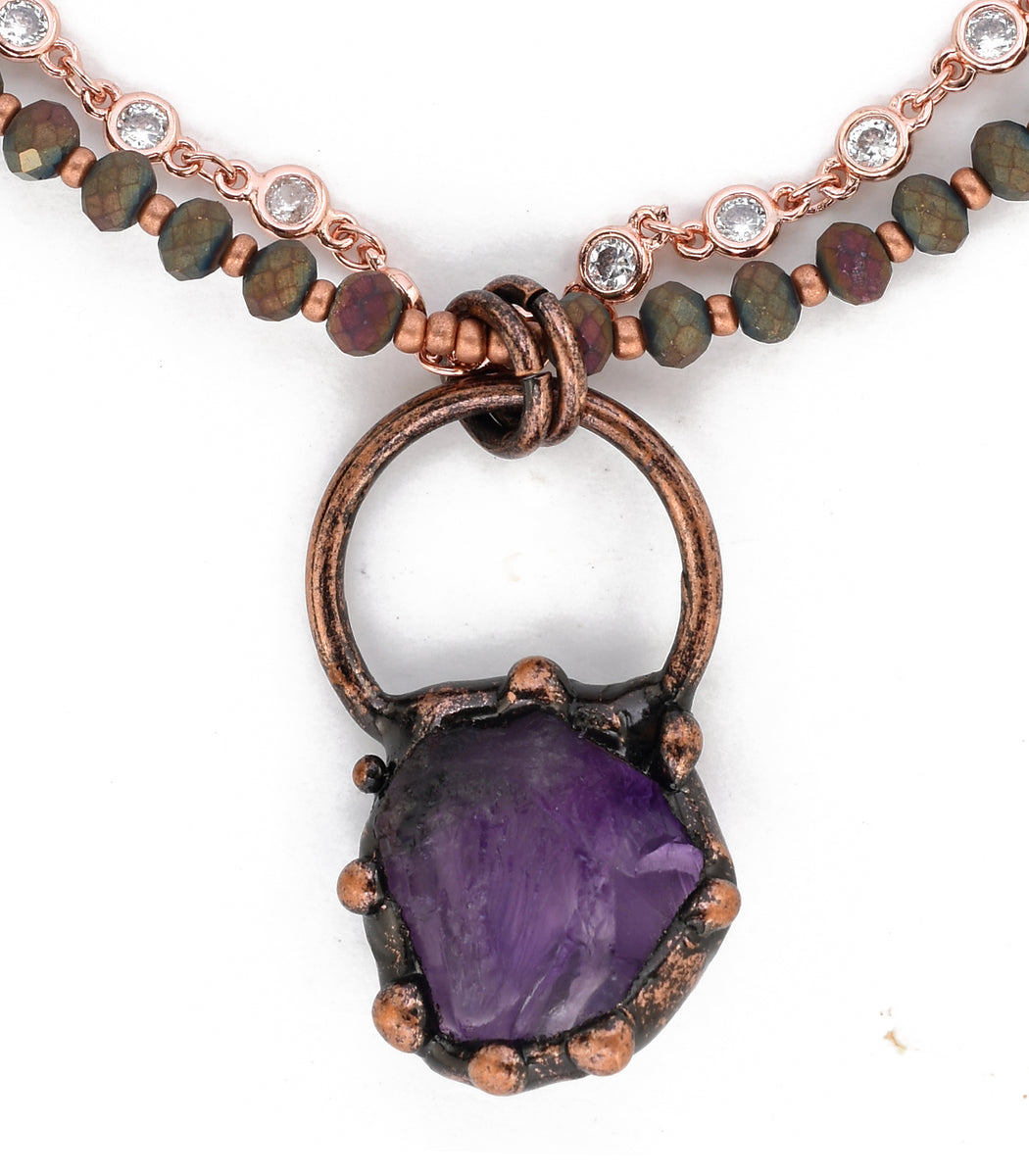 Purple Copper Complex Necklace - #1211-MN – My Desert Heart